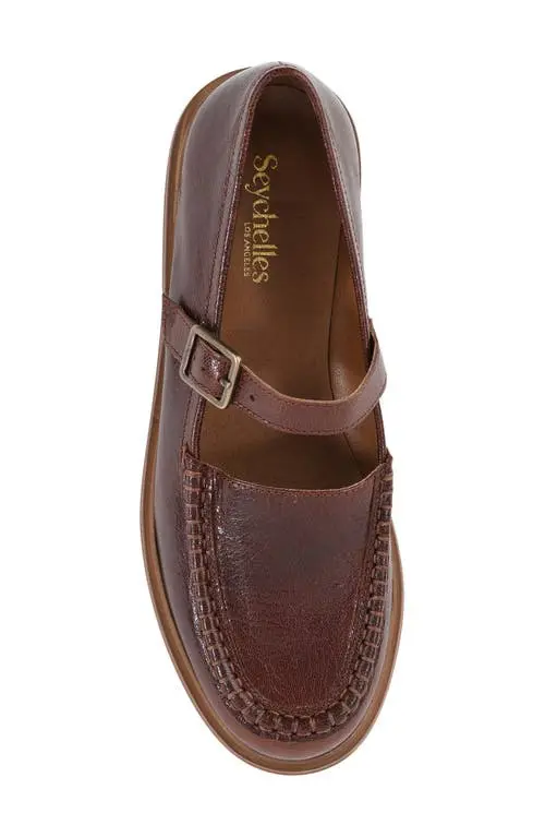 Seychelles Honeybunch Ii Leather Mary Jane Flat