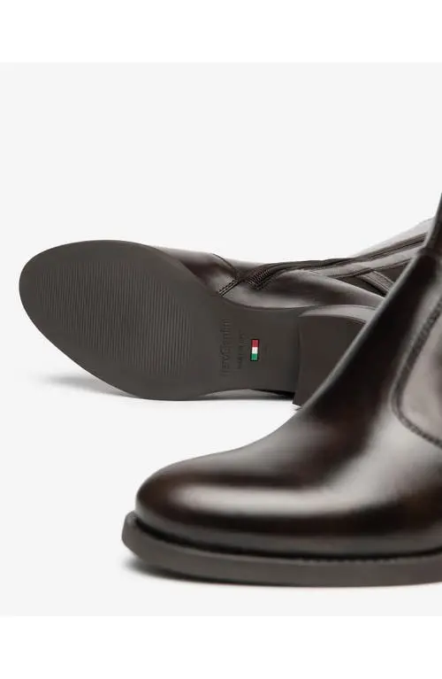NEROGIARDINI Block Heel Leather Boot