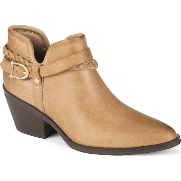 BARETRAPS Daisie Block Heel Ankle Bootie - Sand