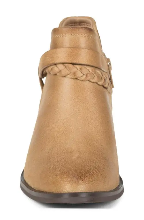 BARETRAPS Daisie Block Heel Ankle Bootie - Sand