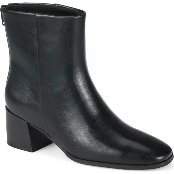BARETRAPS Walless Faux Leather Ankle Boot - Black