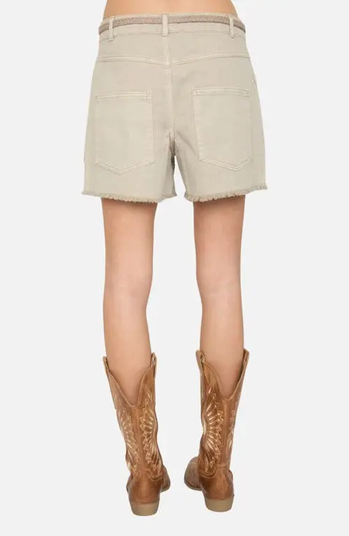 J.O.A. Drawstring Denim Shorts