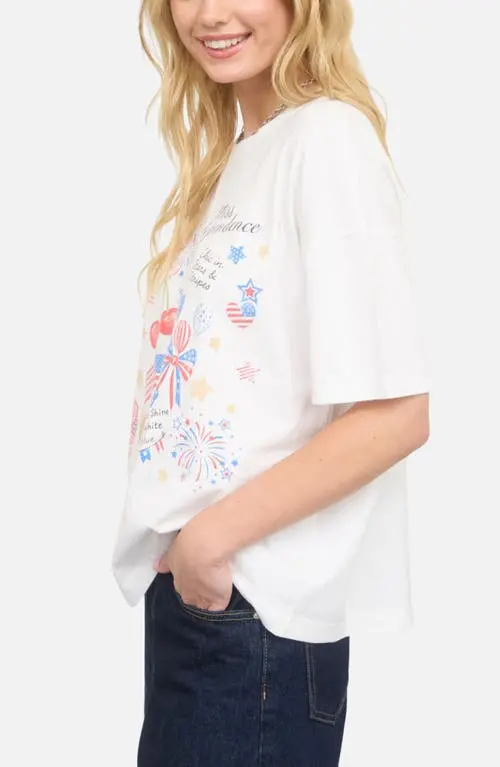 J.O.A. Miss Independence Graphic Cotton T-shirt
