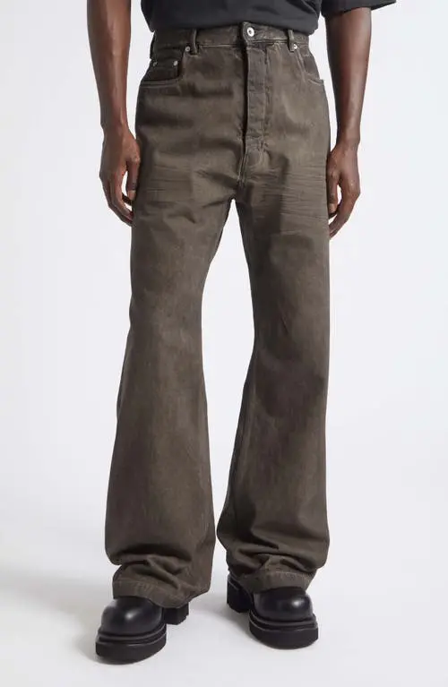 Rick Owens Geth Wide Leg Jeans - Dust