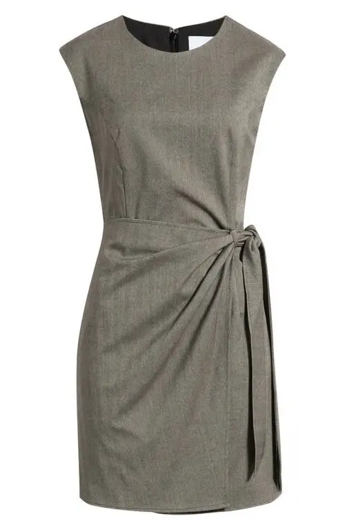 Sam Edelman One-shoulder Abstract Print Midi Dress
