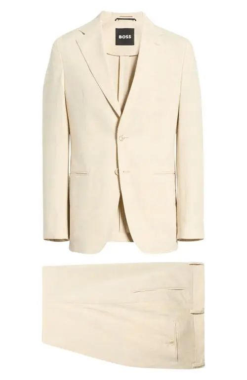 BOSS Huge Linen And Cotton Suit