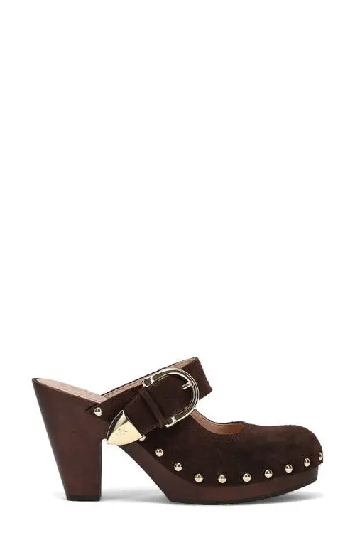 THE FRYE COMPANY Cindy Buckle Clog - Chocolate
