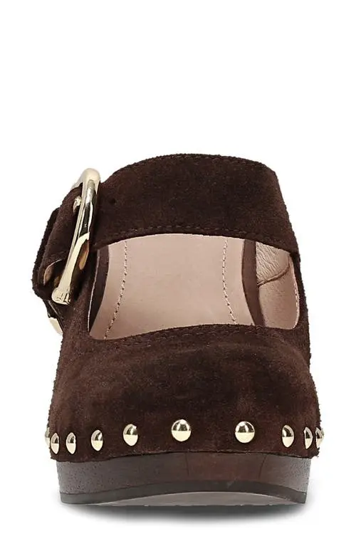THE FRYE COMPANY Cindy Buckle Clog - Chocolate
