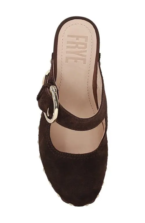 THE FRYE COMPANY Cindy Buckle Clog - Chocolate