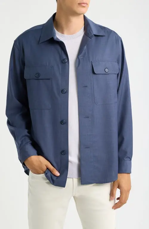 BOSS Carper Virgin Wool Shirt Jacket