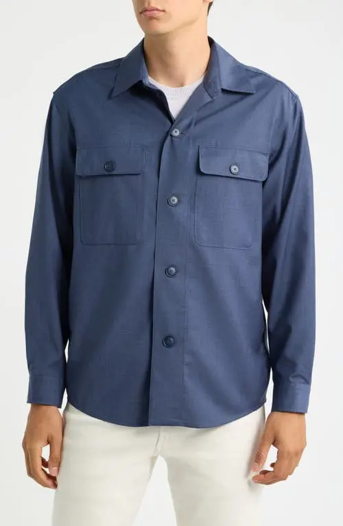 BOSS Carper Virgin Wool Shirt Jacket