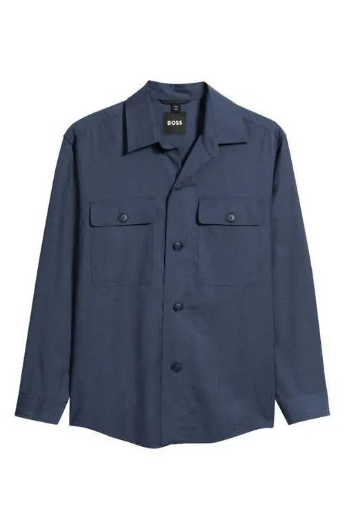 BOSS Carper Virgin Wool Shirt Jacket