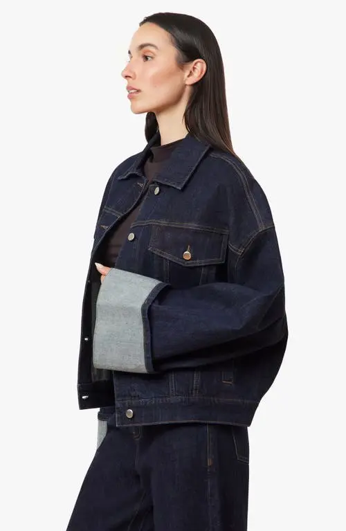 Habitual Cuffed Denim Trucker Jacket