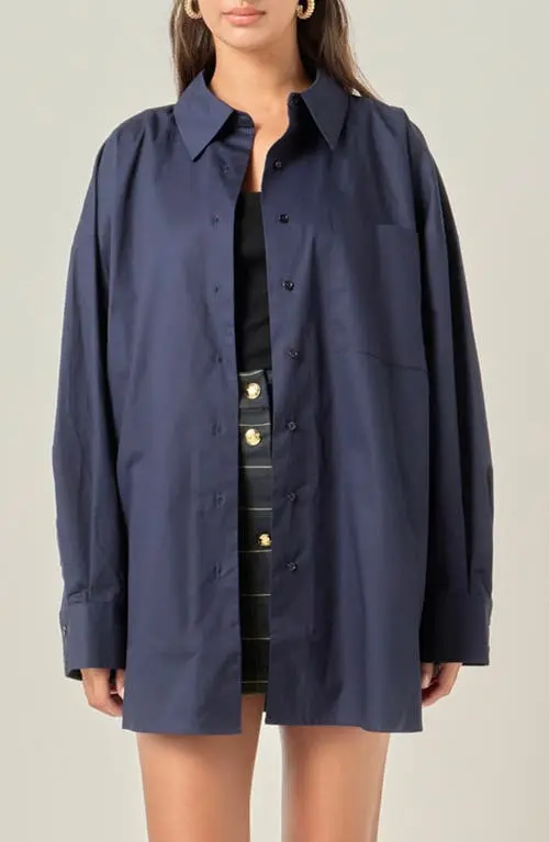 English Factory Oversize Button-up Shirt