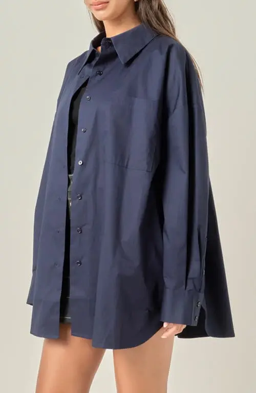 English Factory Oversize Button-up Shirt