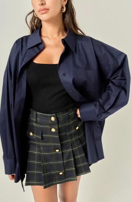 English Factory Oversize Button-up Shirt
