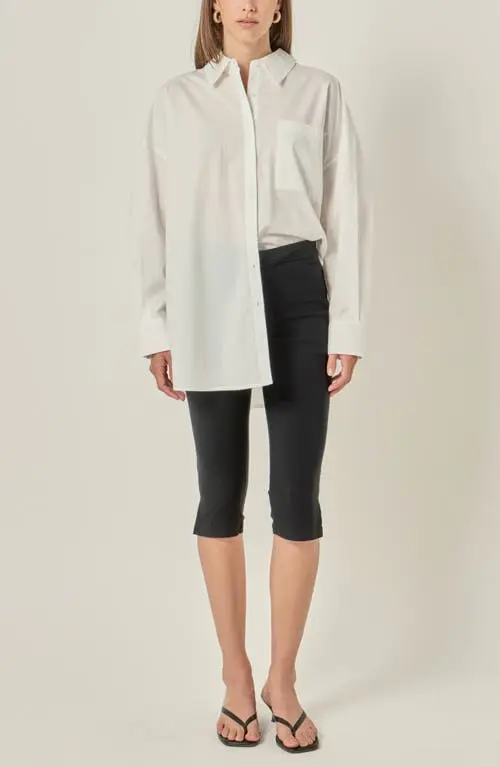 English Factory Oversize Button-up Shirt - White