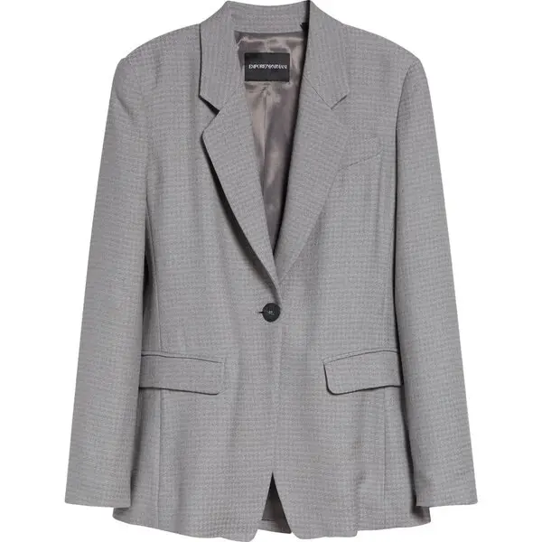 Emporio Armani Structured Single Button Blazer