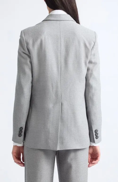 Emporio Armani Structured Single-button Blazer With Peak Lapels