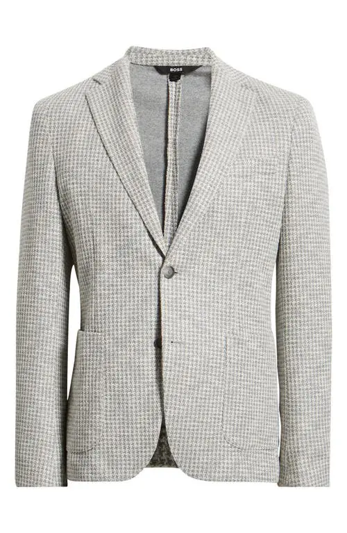 BOSS Hanry Slim Fit Cotton And Linen Sport Coat