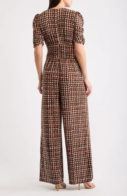 Vince Camuto Twist Front Wide Leg Jumpsuit