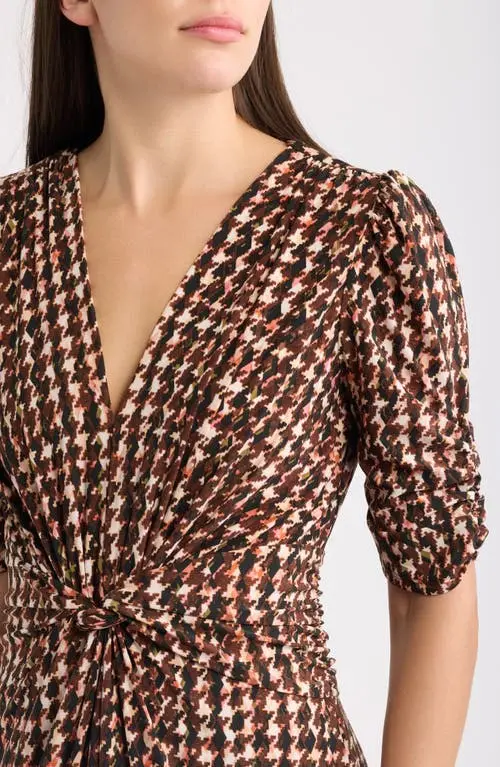 Vince Camuto Twist Front Wide Leg Jumpsuit