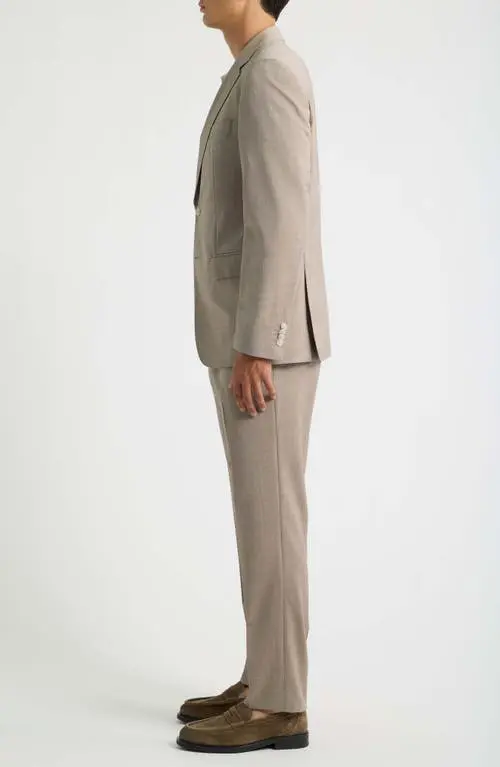 BOSS Virgin Wool Suit - Medium Beige