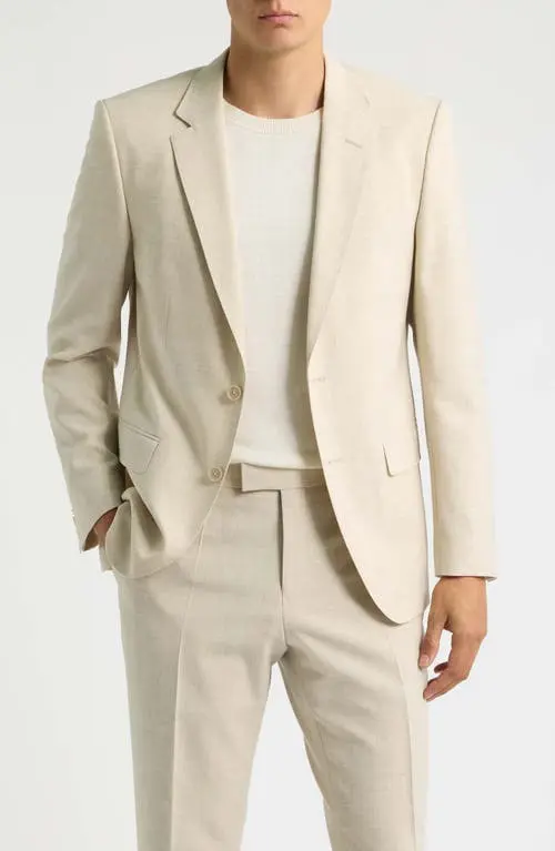 BOSS Huge Two-piece Suit - Open Beige