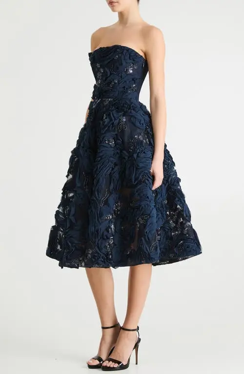 HELSI Strapless Embellished Cocktail Dress