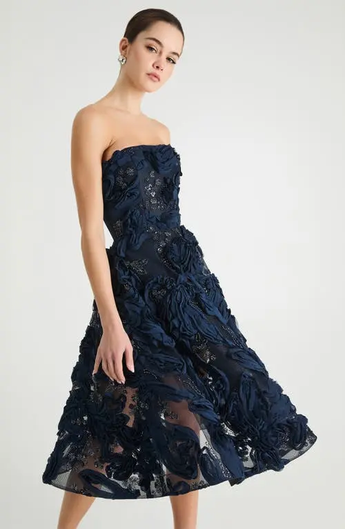 HELSI Strapless Embellished Cocktail Dress
