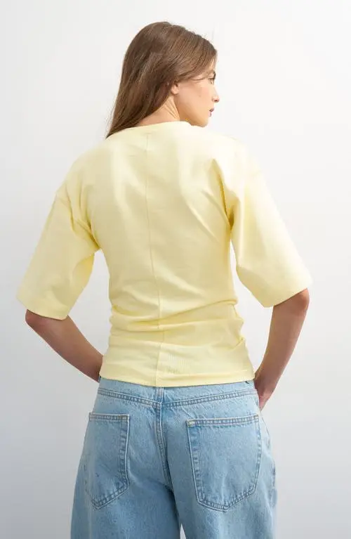 Topshop Drawcord Detail Crop Top