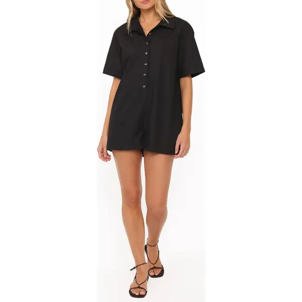 PETAL & PUP Calypso Button Front Romper