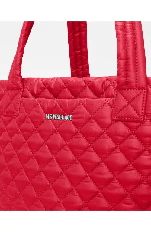 Mz Wallace Medium Metro Deluxe Quilted Tote - Apple