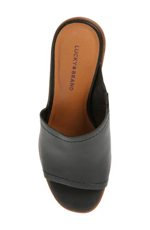 Lucky Brand Lerkie Block Heel Sandal - Black 04