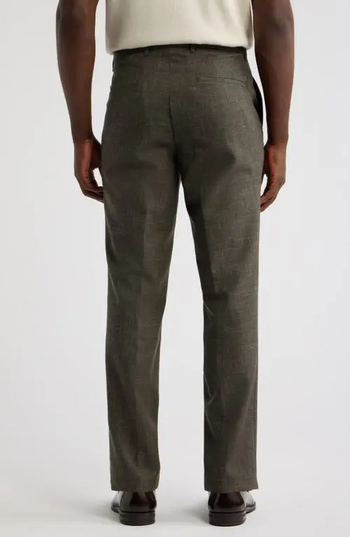 BOSS Genius Slim Fit Wool And Linen Trousers