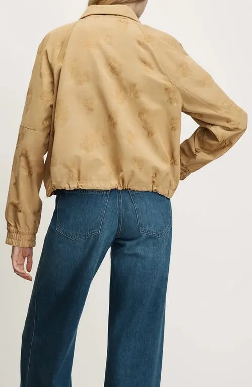 Veronica Beard Ainsworth Floral Jacquard Jacket - Sand