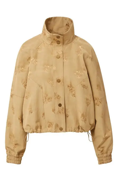 Veronica Beard Ainsworth Floral Jacquard Jacket - Sand