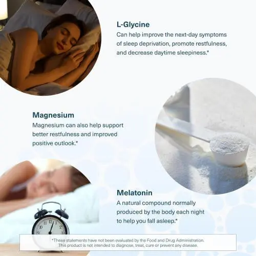 YOUTHEORY Sleep Nighttime Relaxation Powder Supplement Lemon-lime 6 Oz