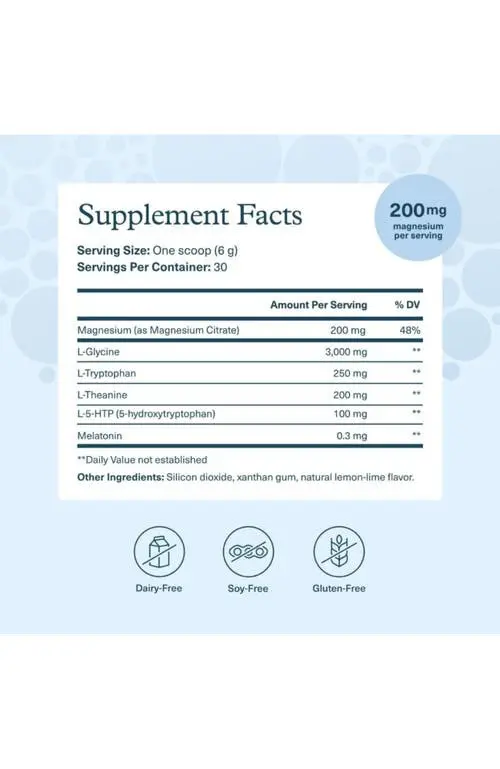 YOUTHEORY Sleep Nighttime Calm Relaxation Support Powder 6oz