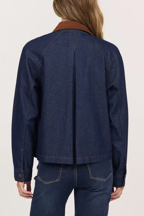 DEAR JOHN Weston Barn Jacket With Contrast Collar