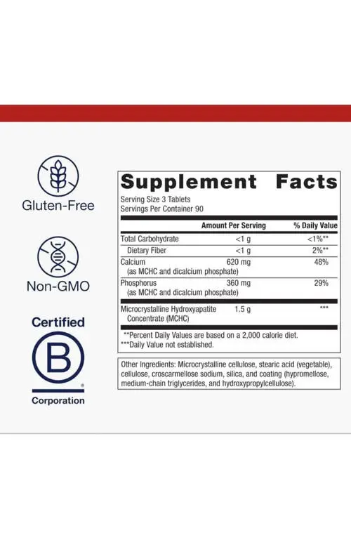 METAGENICS Bone Builder Classic Enhanced Bone Support Supplement 270 Tablets