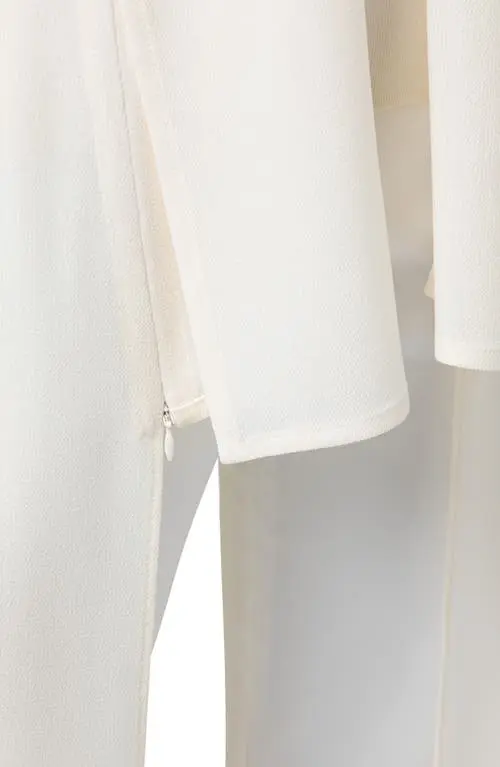 Akris Akirs Short Sleeve Long Wool Crepe Jacket