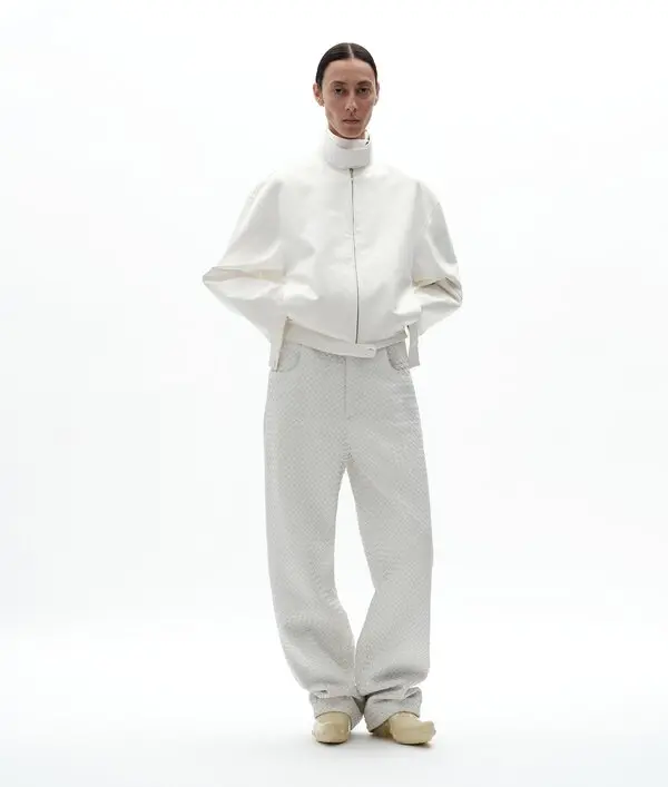 Bottega Veneta Papery Leather Blouson