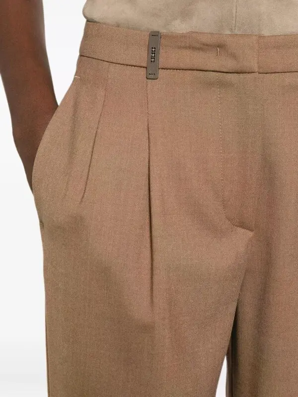 Peserico Pleated Straight-leg Trousers