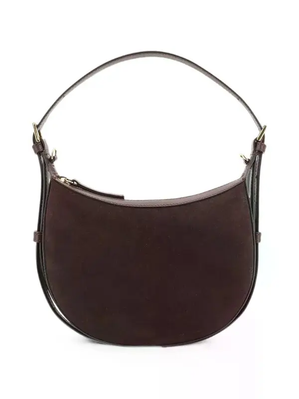 ATP ATELIER Mini Silea Suede-panelled Curved Shoulder Bag