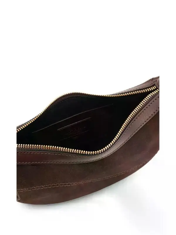 ATP ATELIER Mini Silea Suede Shoulder Bag - Brown