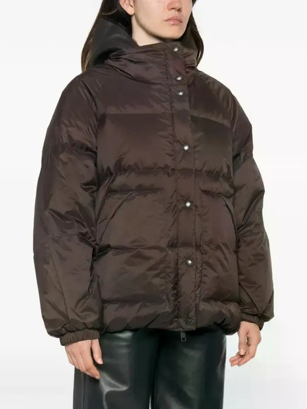 YVES SALOMON Quilted Hooded Jacket