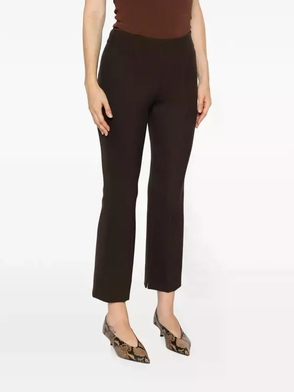 Peserico Seam-detail Side-slit Trousers