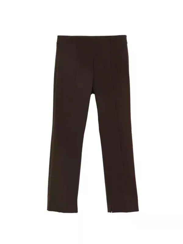 Peserico Slim Fit Seam Detail Side Slit Trousers