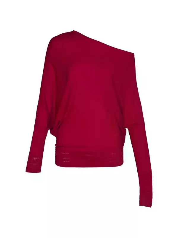 CLUB21 Off-shoulder Batwing-sleeve Sweater